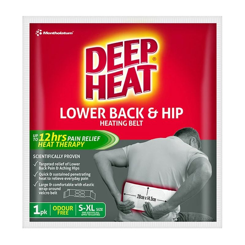 Deep Heat Lower Back & Hip Heat Belt – BraceAble.com.au